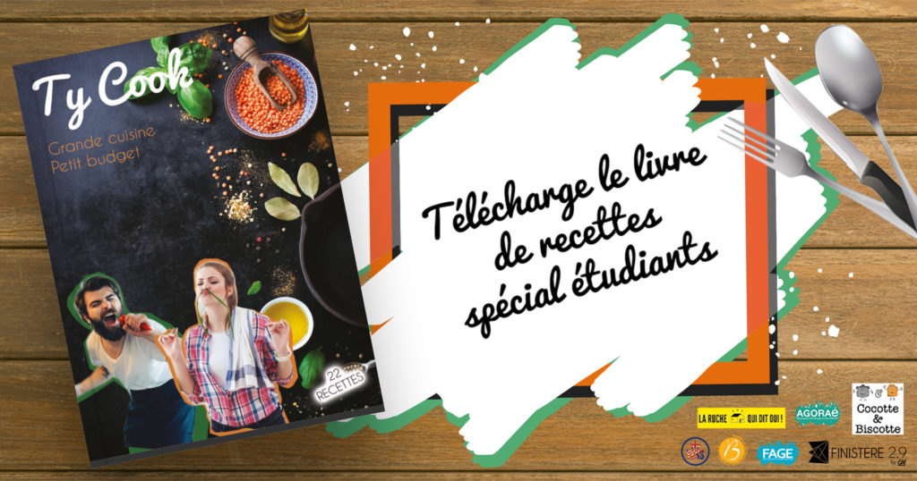 Ty Cook, le livre de Cuisine pour les étudiants - Fédé B